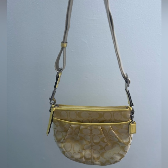 Coach | Bags | Coach Yellow Crossbody Bag | Poshmark